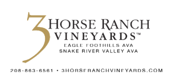 Menu for 3 Horse Ranch Vineyards in Eagle, ID | Sirved