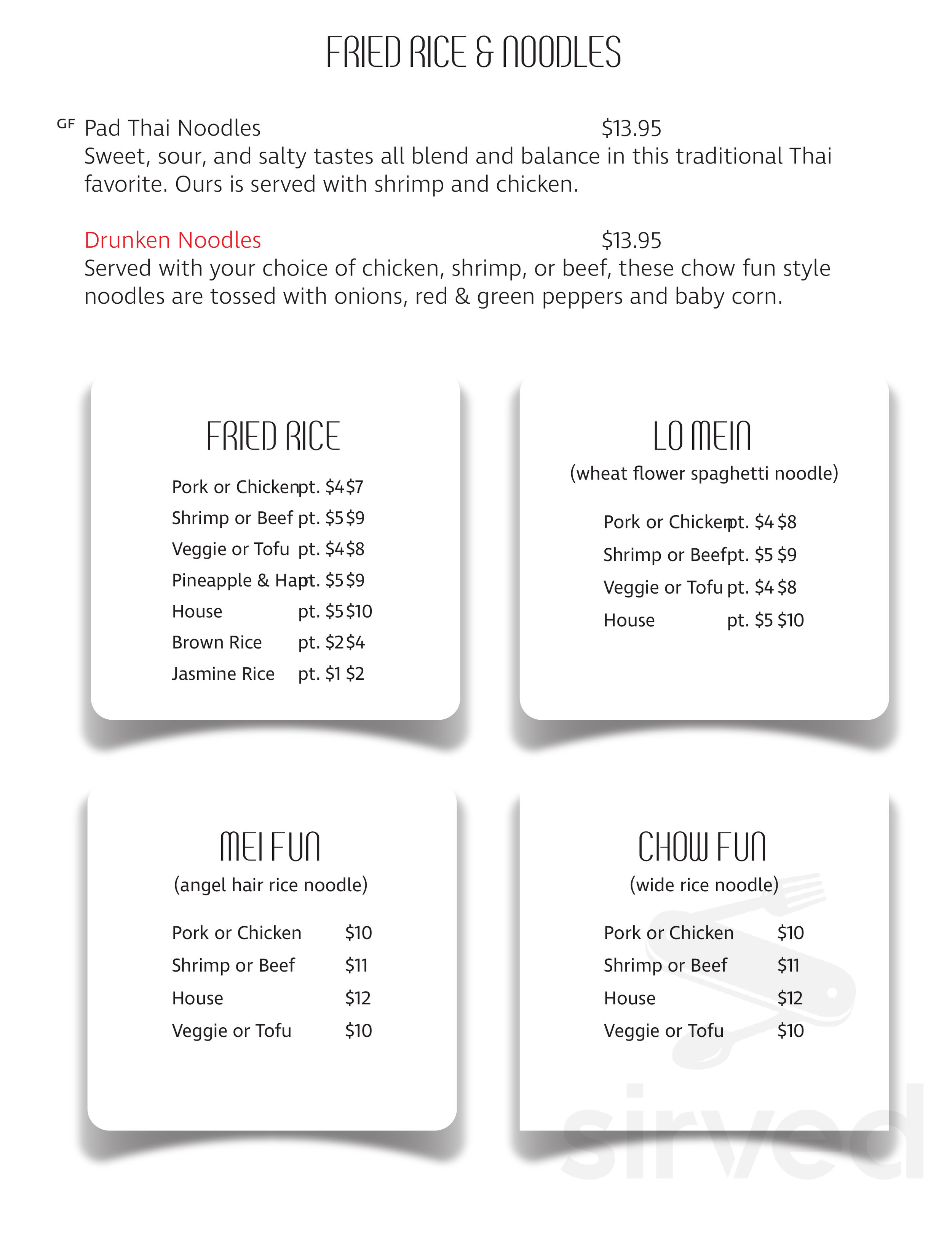 Po's Rice and Spice menus in East Hampton, Connecticut, United States