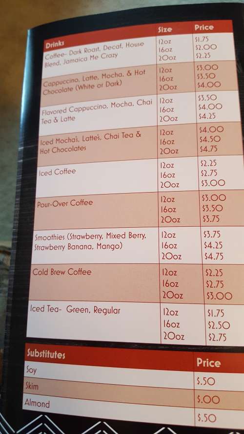 All Star Bagels menu in Lewisburg, Pennsylvania, USA