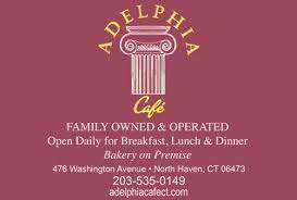 Menu for Adelphia Cafe in North Haven, CT | Sirved