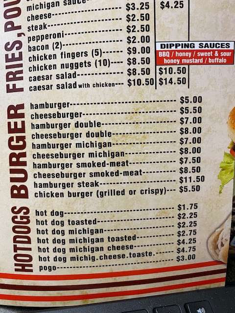 K.Lafleur's Restaurant menu in Kahnawake, Quebec J0L 1B0, Canada