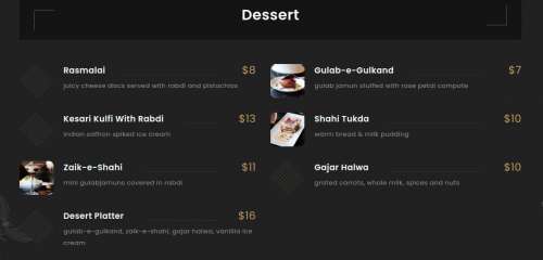 The Yellow Chilli by Sanjeev Kapoor menu in Delta, British Columbia, Canada