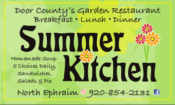 Menu for Summer Kitchen Restaurant in Ephraim, WI | Sirved