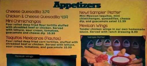 Menu for Coco Loco Mexican Grill and Bar in Saginaw, MI | Sirved