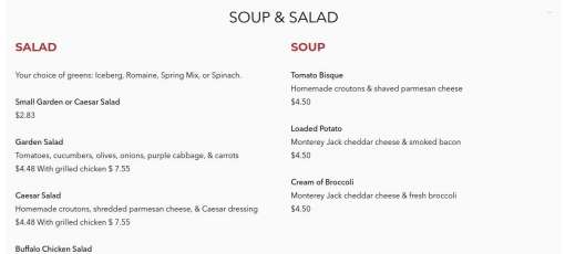 Tosco Brick Oven Pizza Menu - Myerstown, Pennsylvania | Sirved