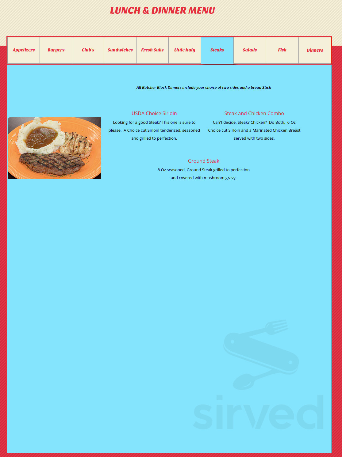 Hugger-Mugger Tasty Recipes menu in New Castle, Pennsylvania, USA