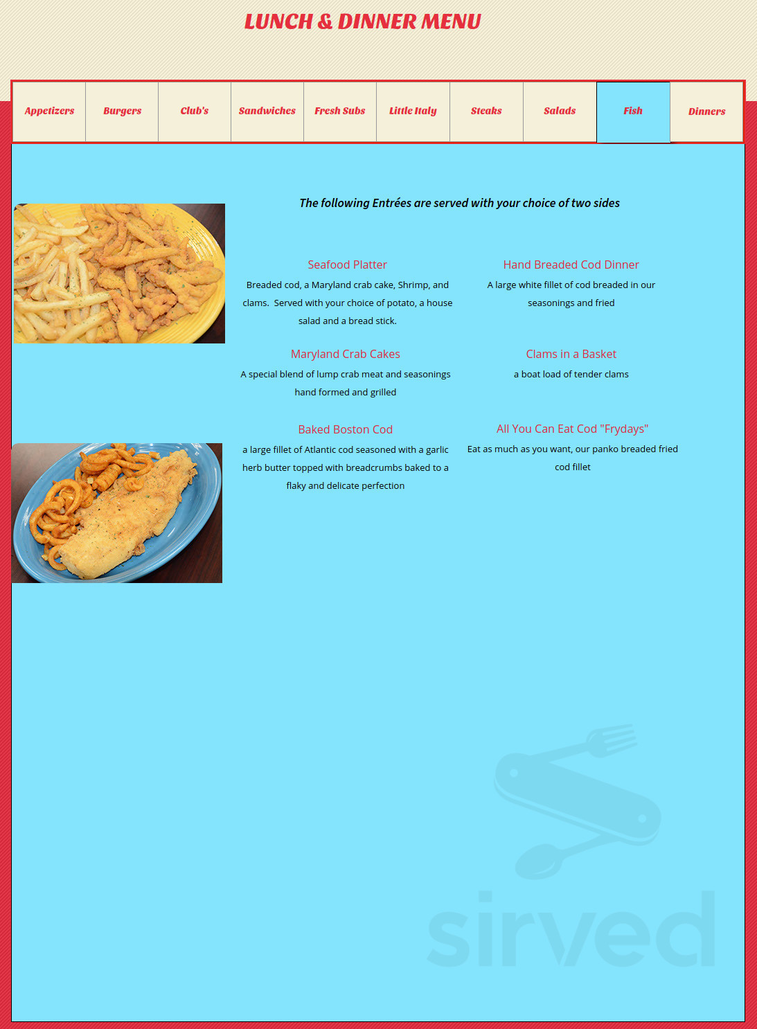 Hugger-Mugger Tasty Recipes menu in New Castle, Pennsylvania, USA