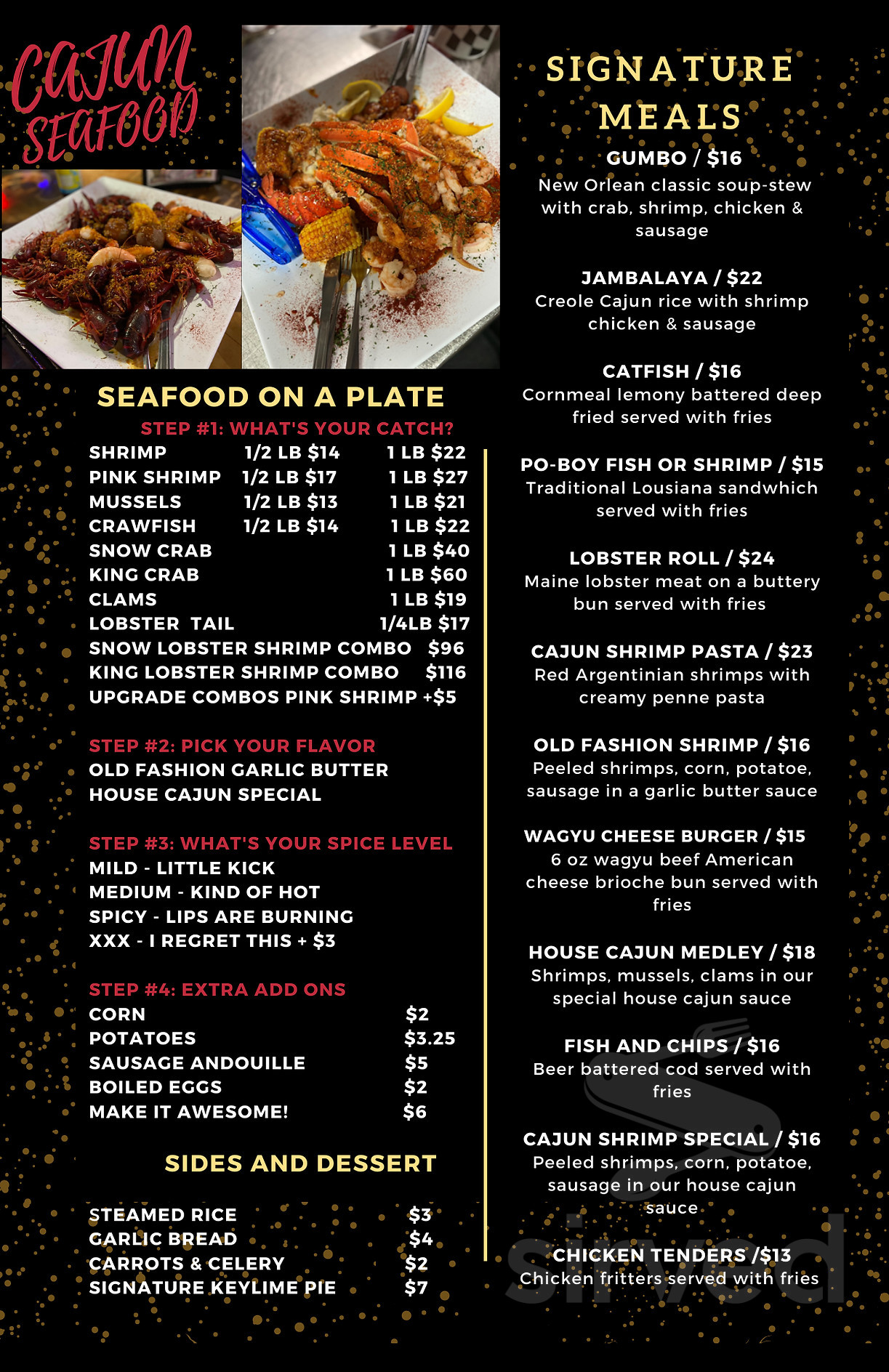 Stinkin Crawfish Key West menus in Key West, Florida, United States
