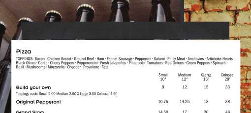 Menu for Brewers Restaurant & Sports Bar - Yuma, AZ | Sirved