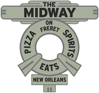 Midway Pizza menu in New Orleans, Louisiana, USA