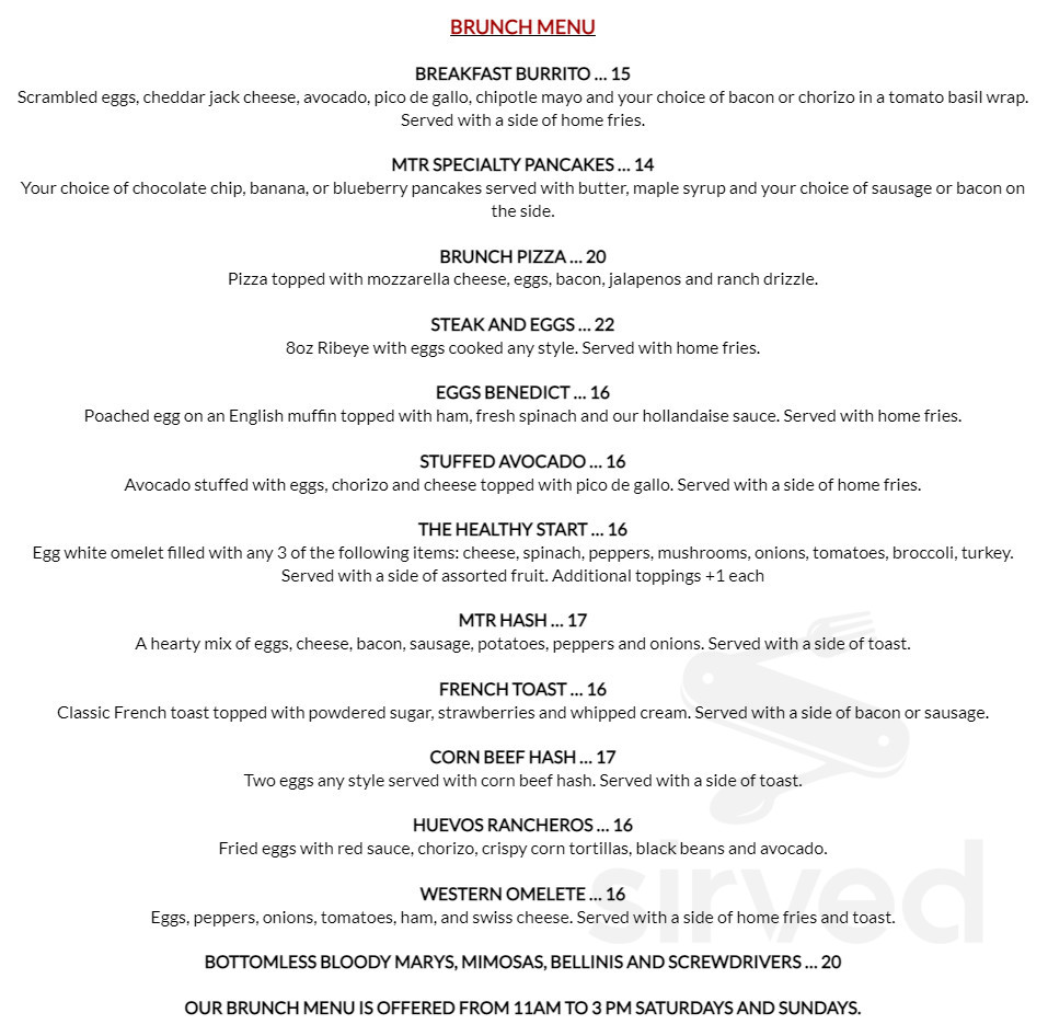 Michael's Tap Room menu in Bethel, Connecticut, USA