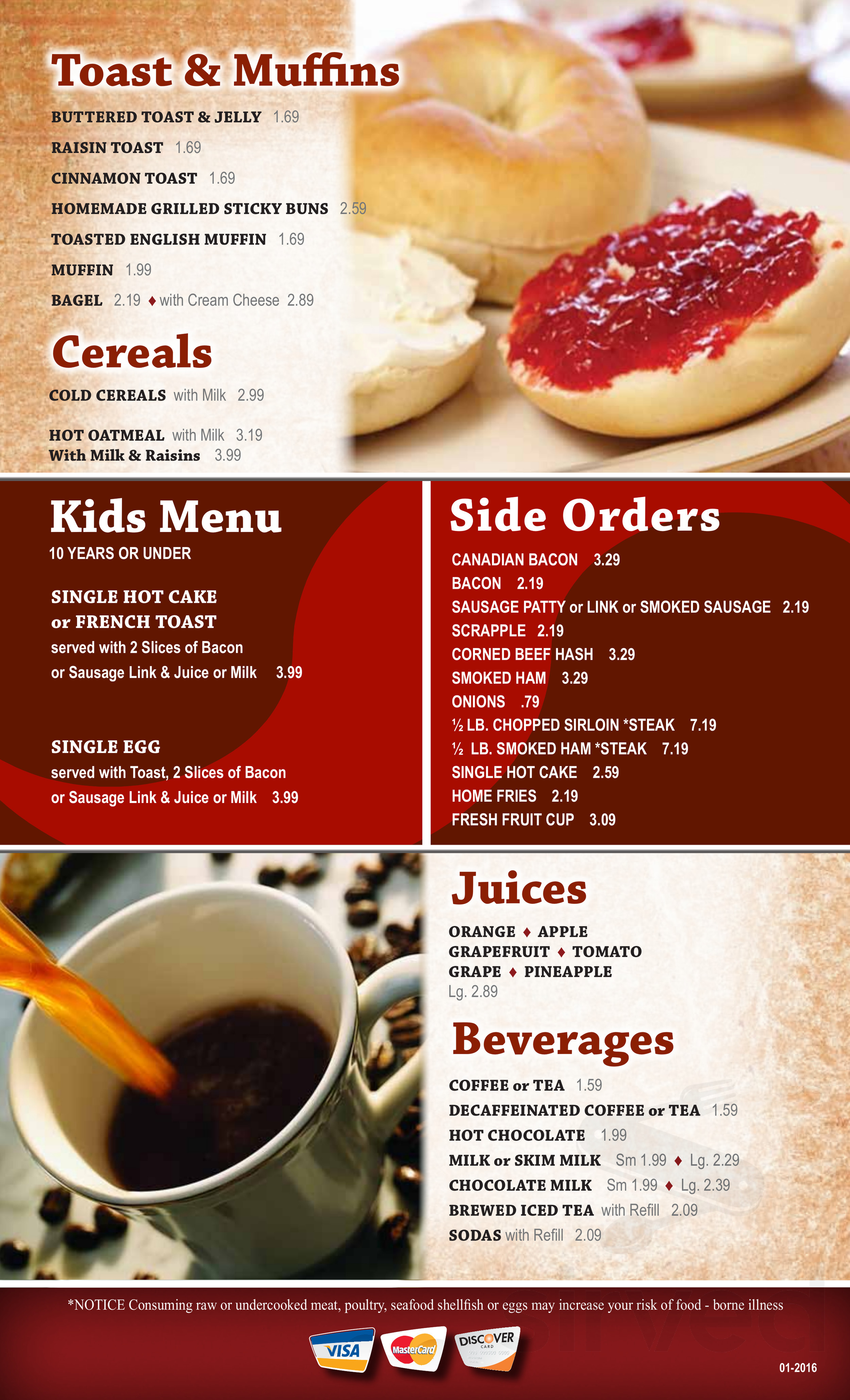 Temple Family Restaurant menus in Temple, Pennsylvania, United States