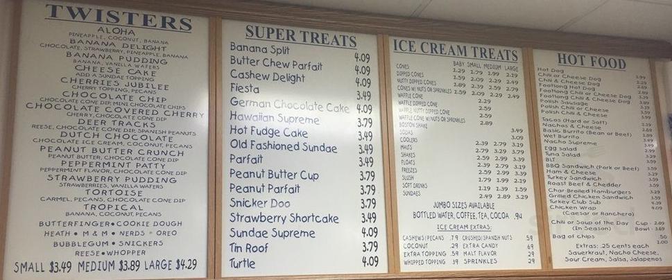 Tasty Twist of Coldwater menu in Coldwater, Michigan, USA