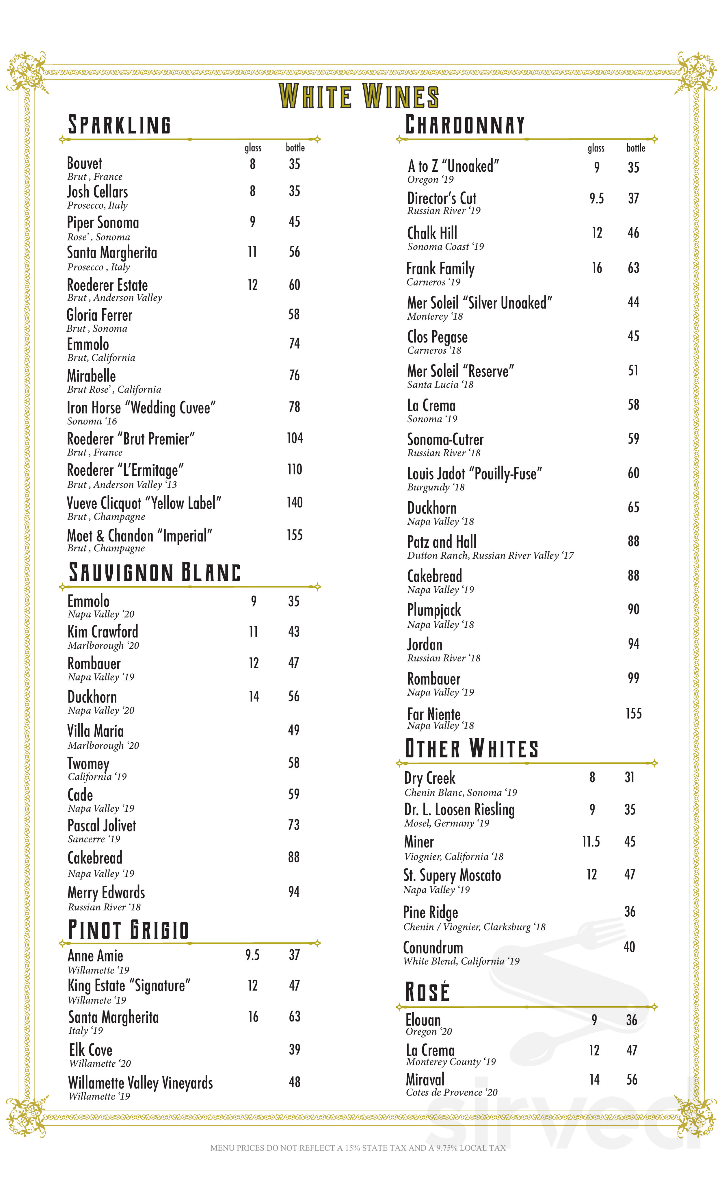 Menu for Coastal Fish Company in Memphis, TN | Sirved