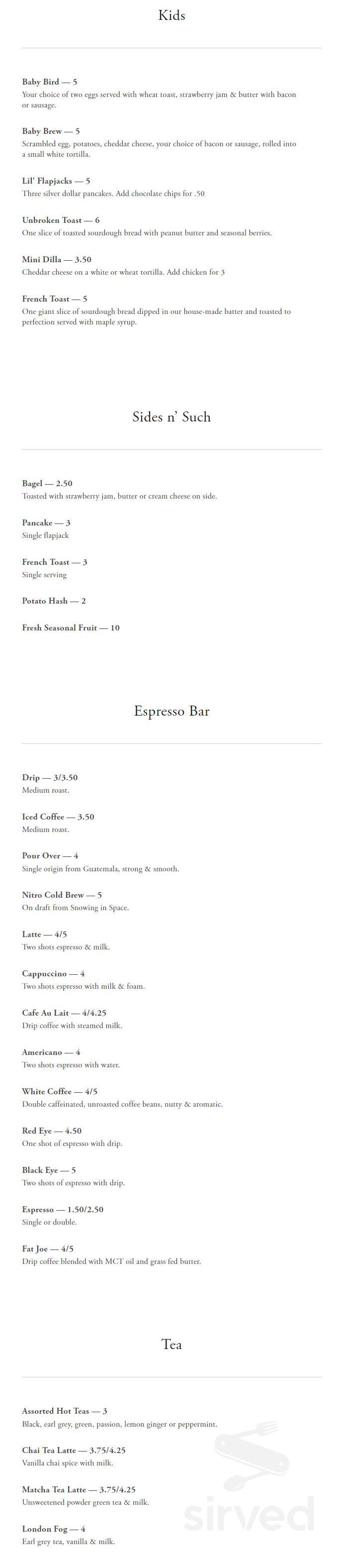 Menu for American Brew in Virginia Beach, VA | Sirved