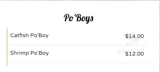 The Potluck menu in Austin, Texas, USA