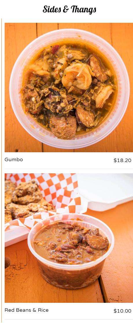 The Potluck menu in Austin, Texas, USA