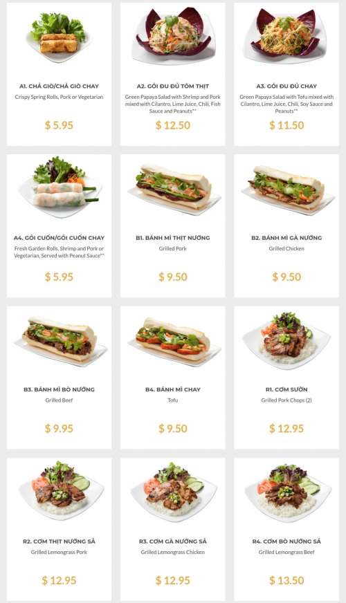 Four Sisters Grill menu in Arlington, Virginia, USA