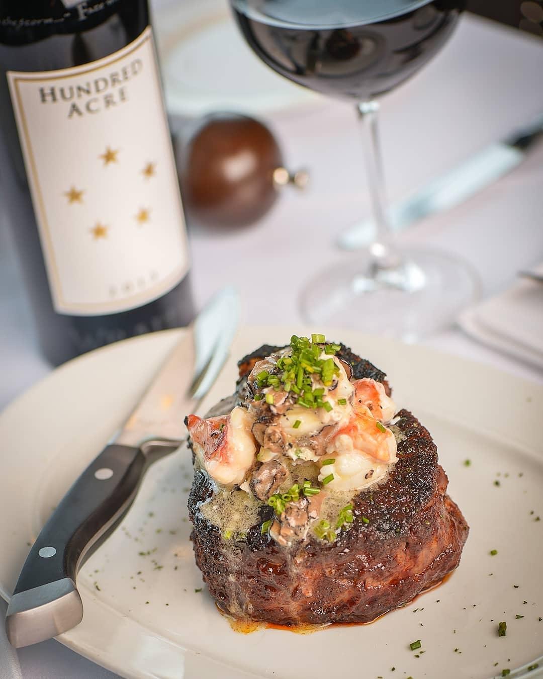 Dominick's Steakhouse menu in Scottsdale, Arizona, USA