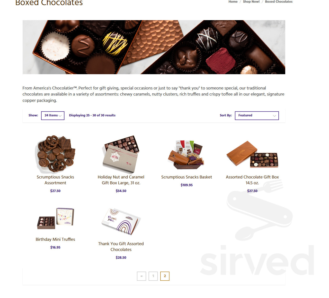 Rocky Mountain Chocolate Factory menus in Leavenworth, Washington ...