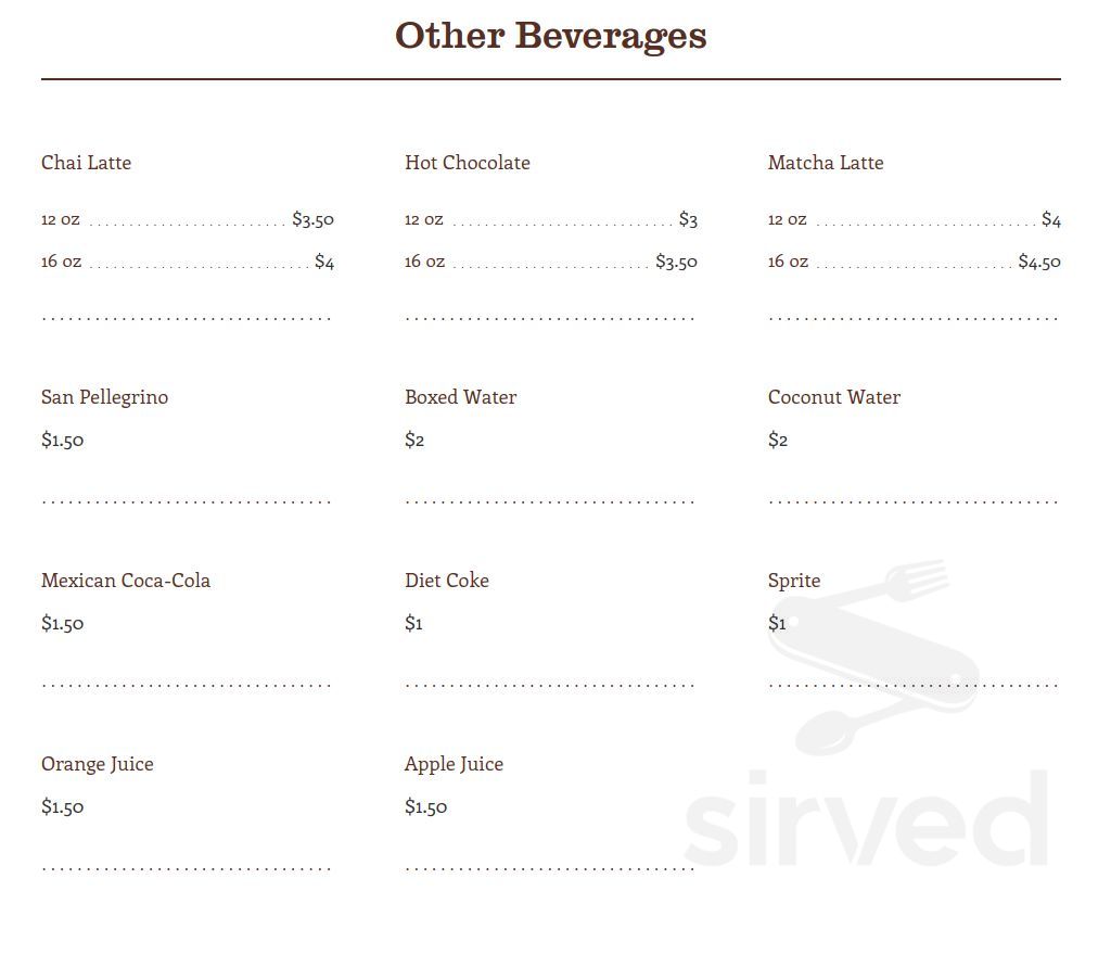 Warehouse 4 Coffee (Kettering) menus in Kettering, Ohio, United States