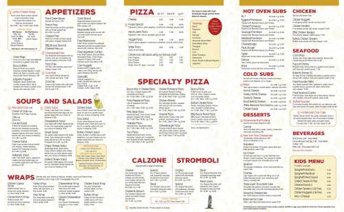 Laurel Pizzeria Express menu in Seaford, Delaware, USA