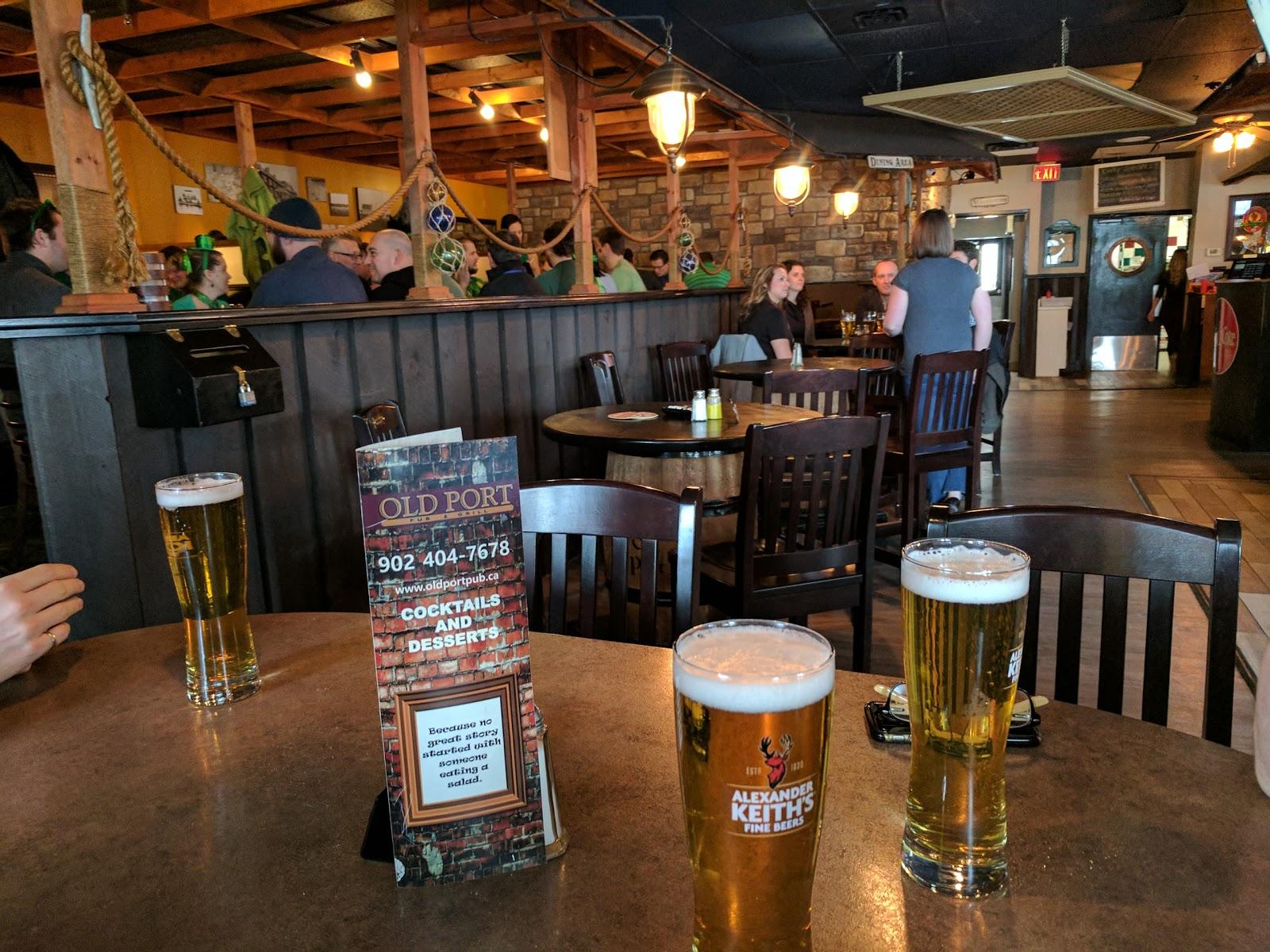 Old Port Pub & Grill menu in Dartmouth, Nova Scotia, Canada