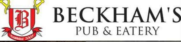 Menu for Beckham's Pub & Eatery in Calgary, AB | Sirved