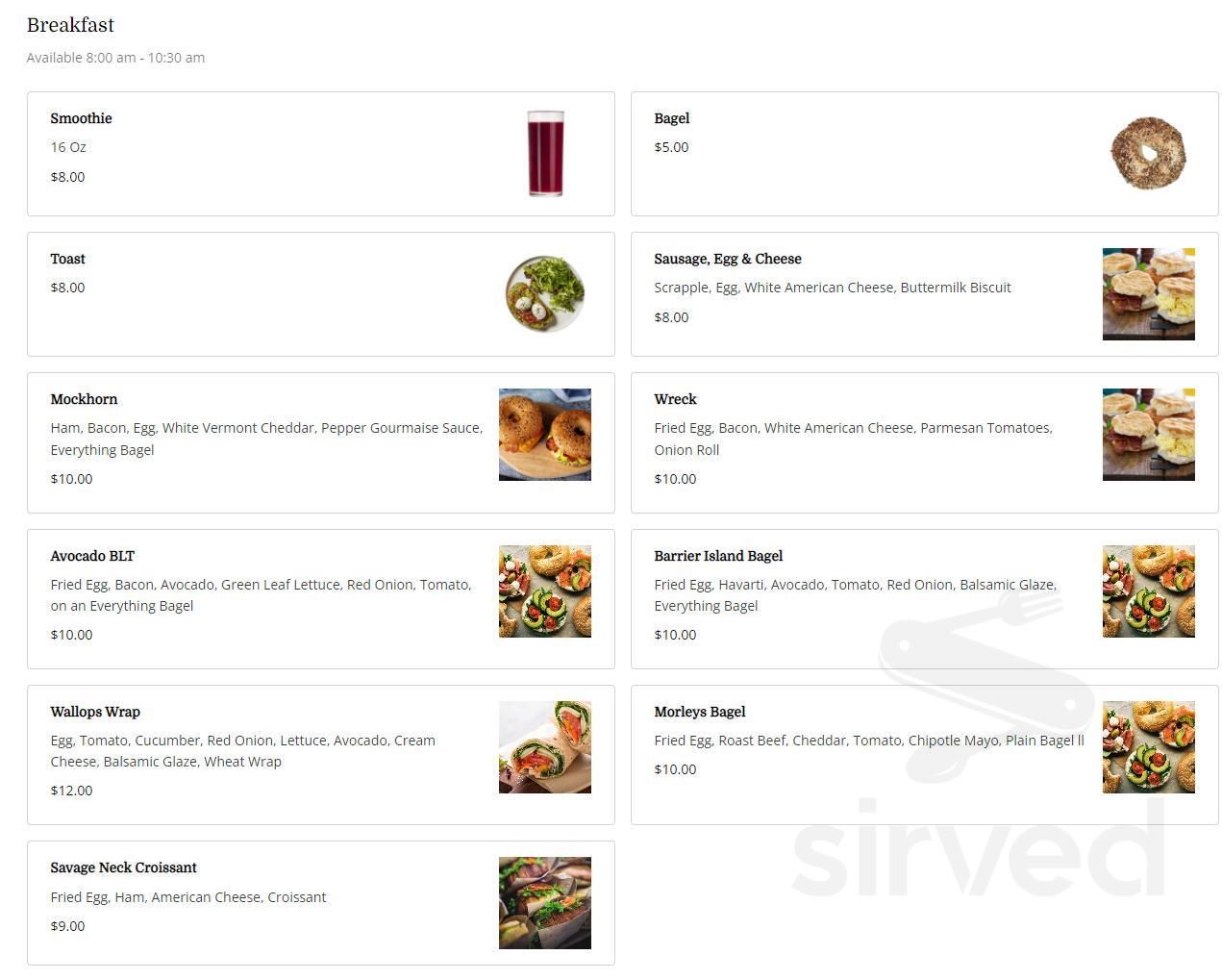 Liv's Cafe & Deli menu in Exmore, Virginia, USA