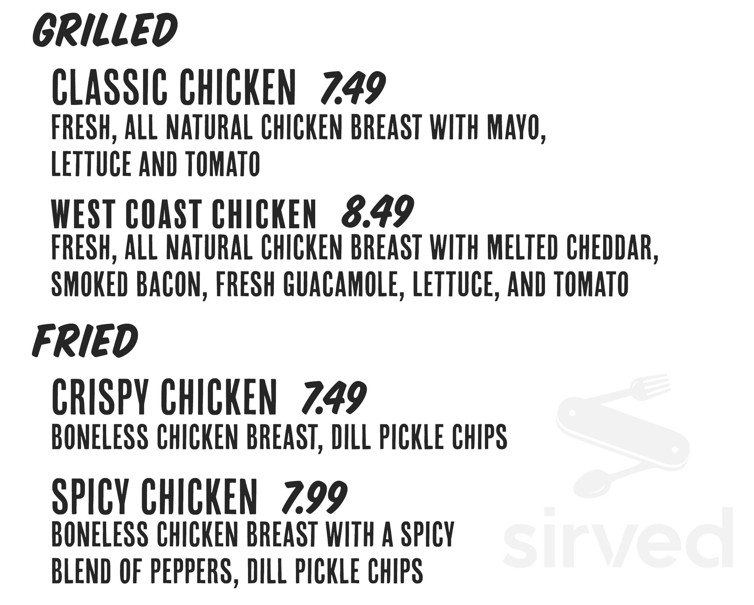 Menu - Eagan MN's Farmer's Grandson Eatery | Sirved