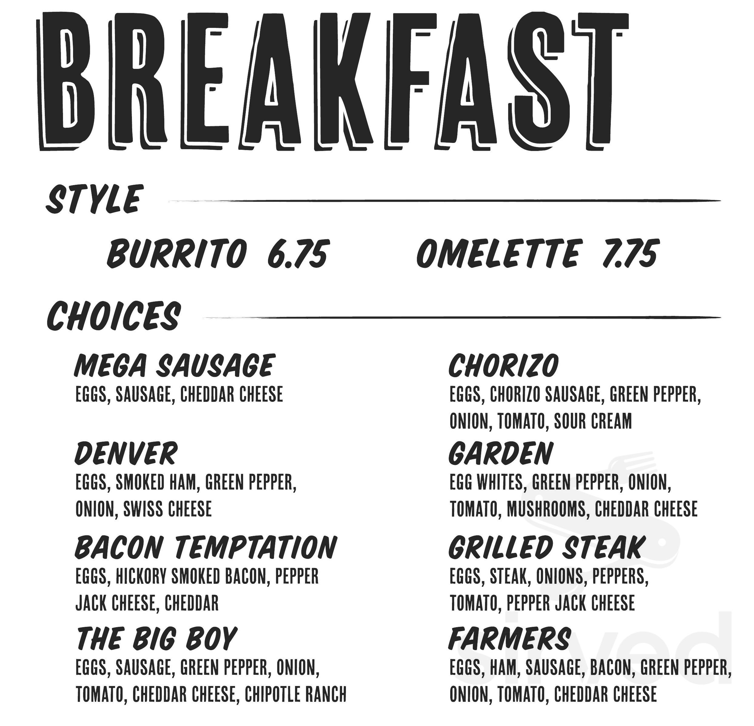 Farmer's Grandson Eatery menu in Eagan, Minnesota, USA