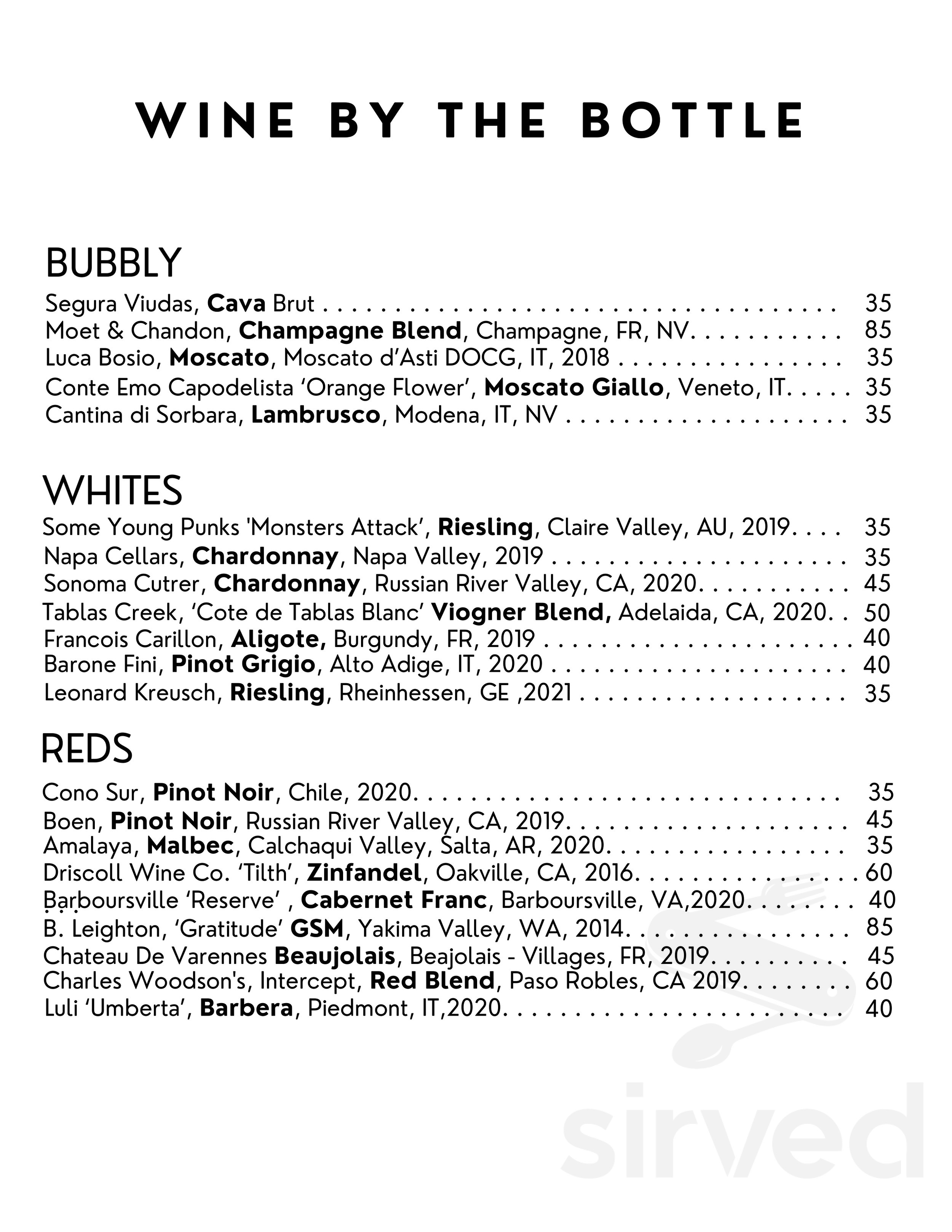 Yuzu Kitchen menu in Pittsburgh, Pennsylvania, USA