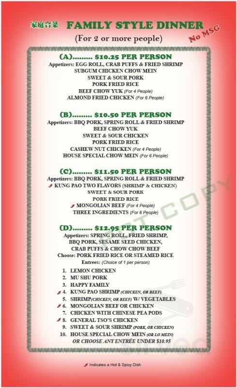 Red Apple | Restaurant & Lounge menu in Stayton, Oregon, USA