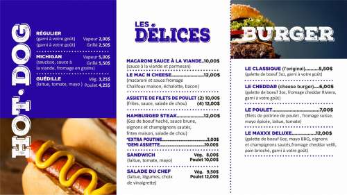 Comptoir Laitier Chalifoux menu in Sorel-Tracy, Quebec, Canada