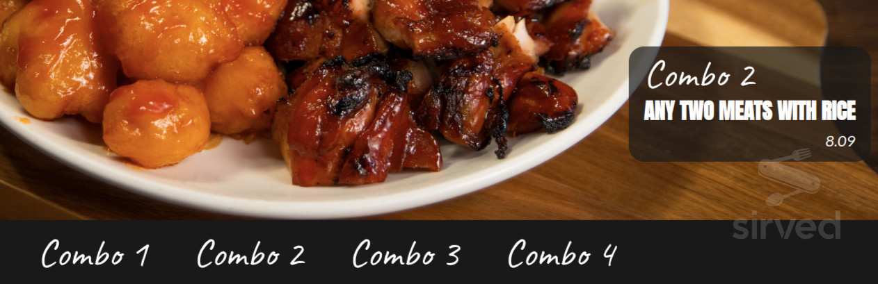 Perry's BBQ menu in Tampa, Florida, USA