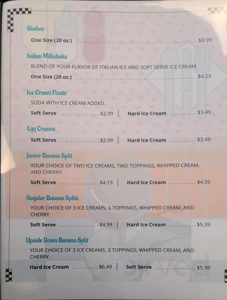 DAT's Eats, Treats, & Sweets menu in Nazareth, Pennsylvania, USA