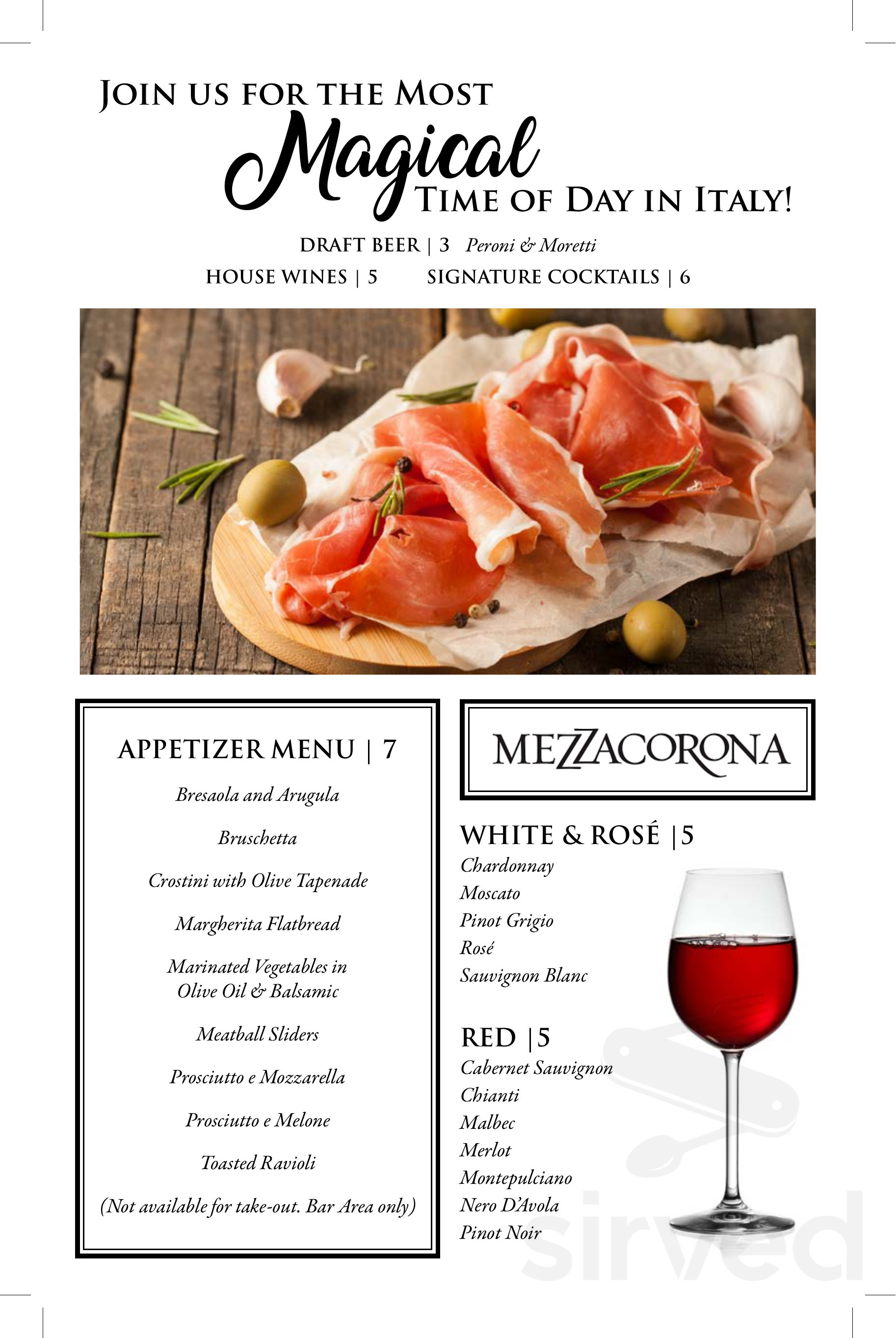 Menu for Carmelo's Italian Ristorante in Punta Gorda, FL | Sirved