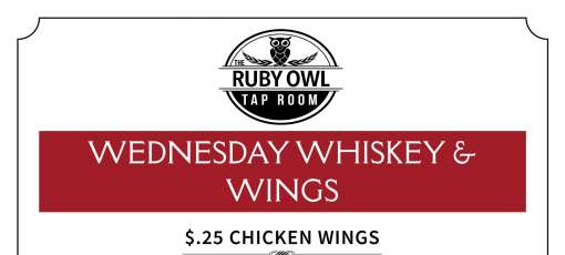 Menu for The Ruby Owl Tap Room in Oshkosh, WI | Sirved