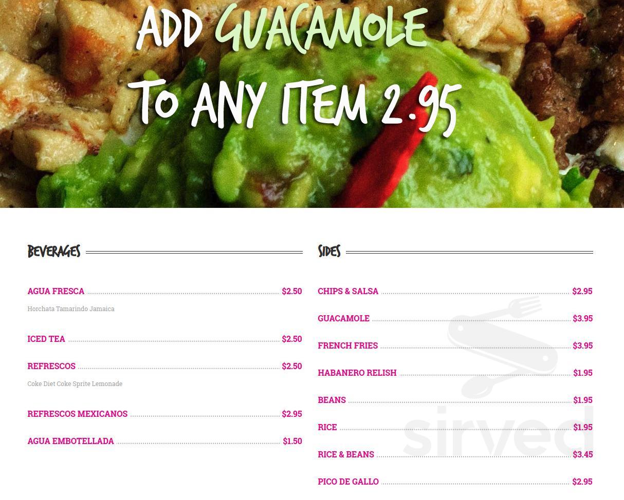 Frida Tacos - Brentwood menu in Santa Monica, California, USA