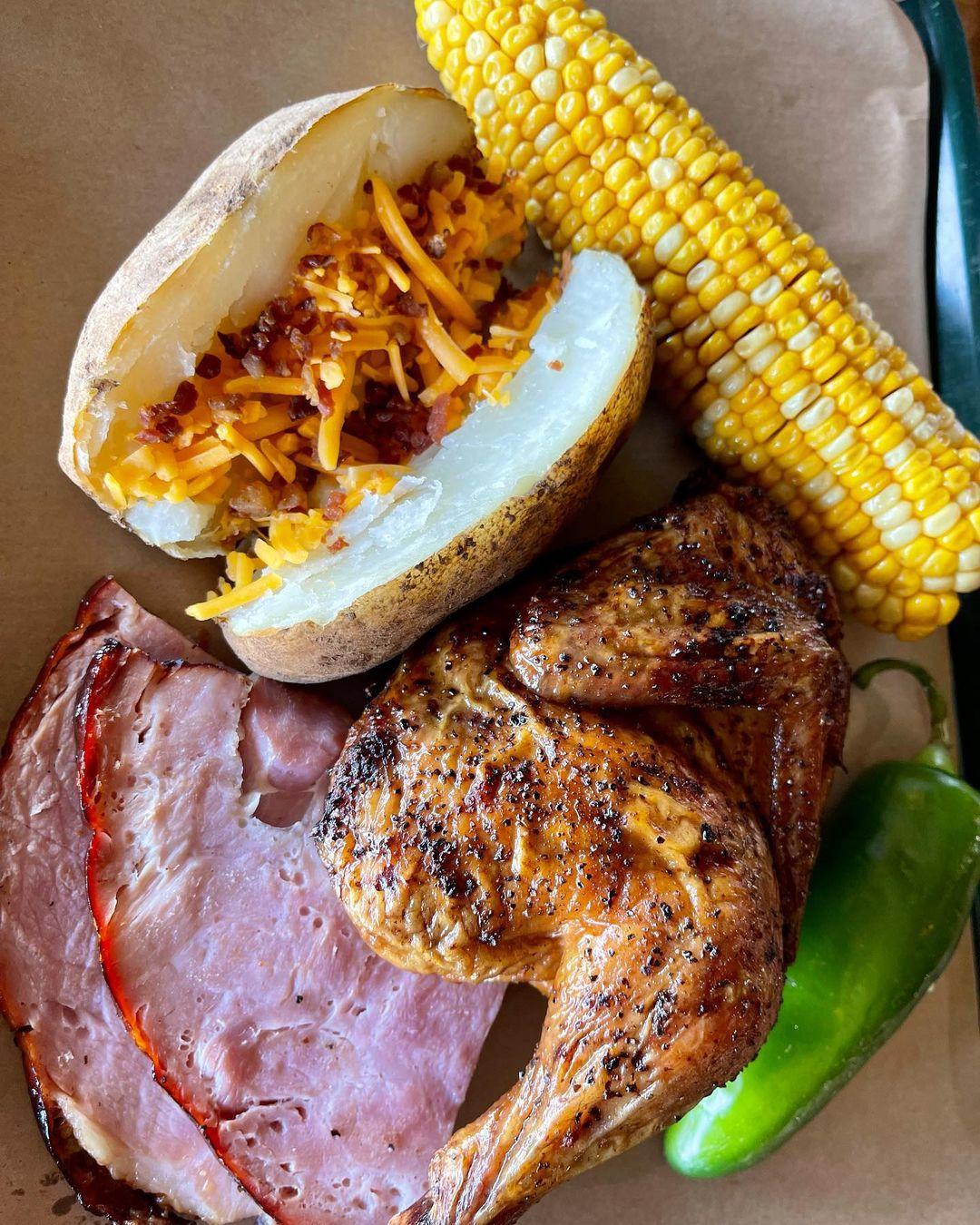 Hard Eight BBQ menu in Burleson, Texas, USA