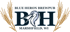 Menu for Blue Heron BrewPub in Marshfield, WI | Sirved
