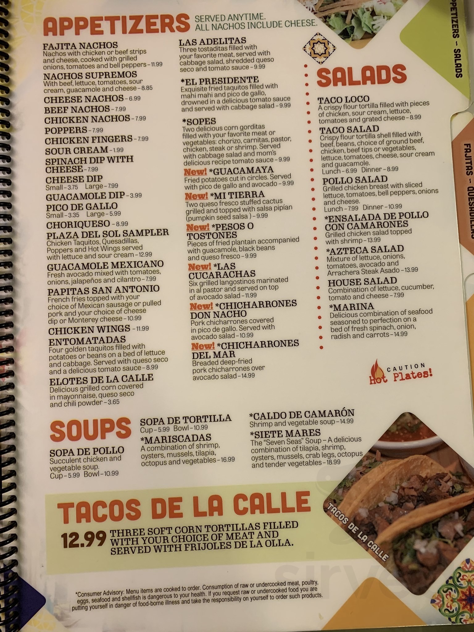 Plaza del Sol menus in Mt Airy, North Carolina, United States