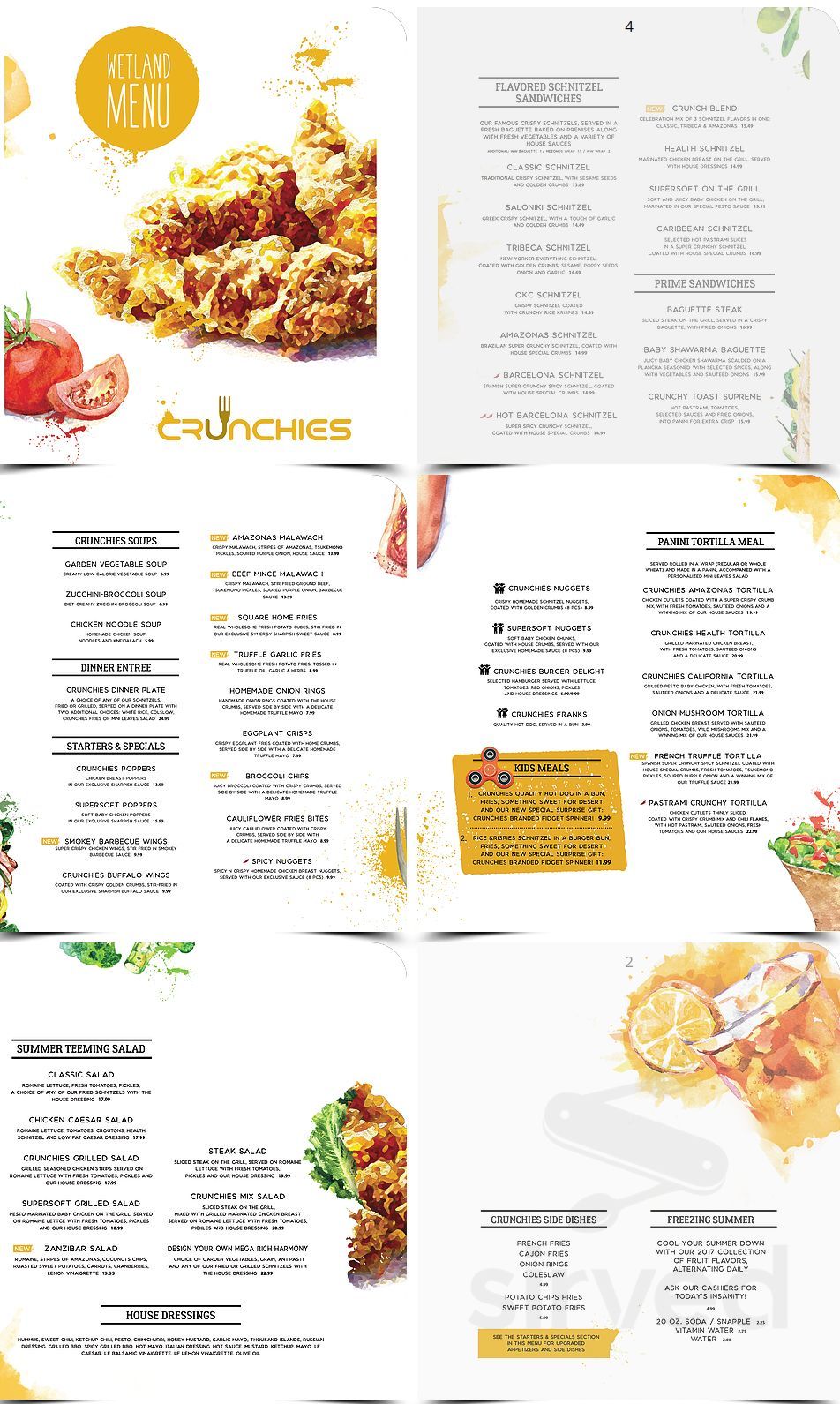 Crunchies menu in Woodridge, New York, USA