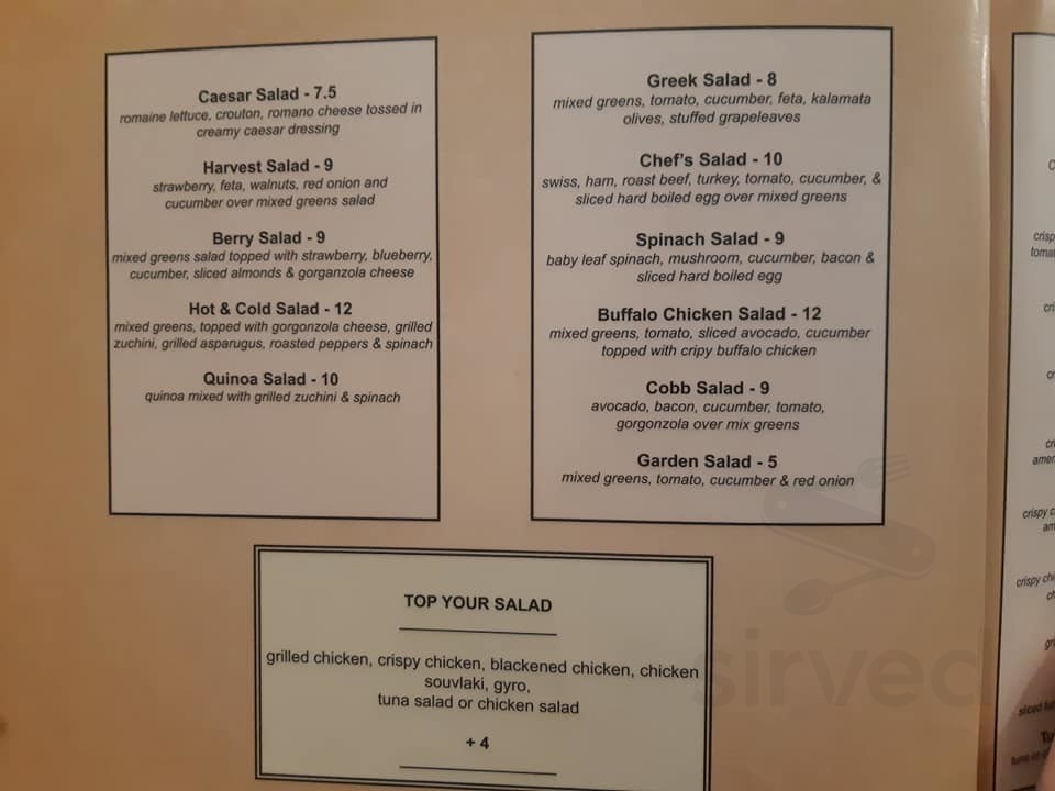 ROUTE 80 CAFE menu in East Haven, Connecticut, USA