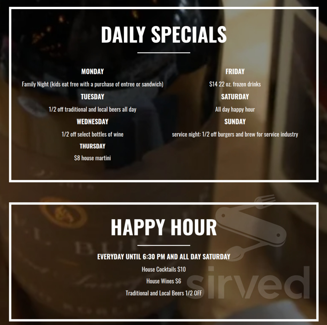 BRQ Seafood and Barbeque menu in Baton Rouge, Louisiana, USA