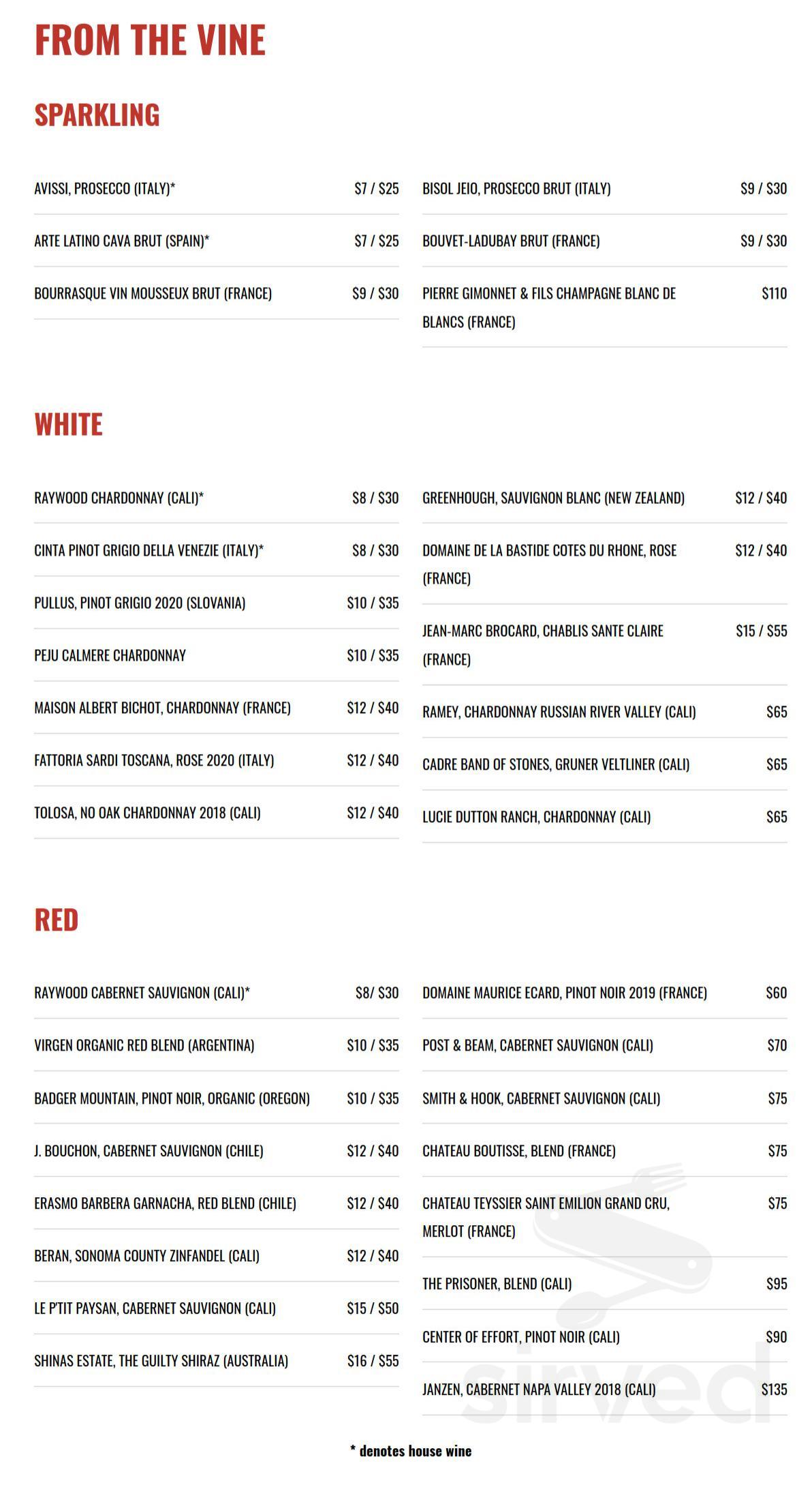 BRQ Seafood and Barbeque menu in Baton Rouge, Louisiana, USA