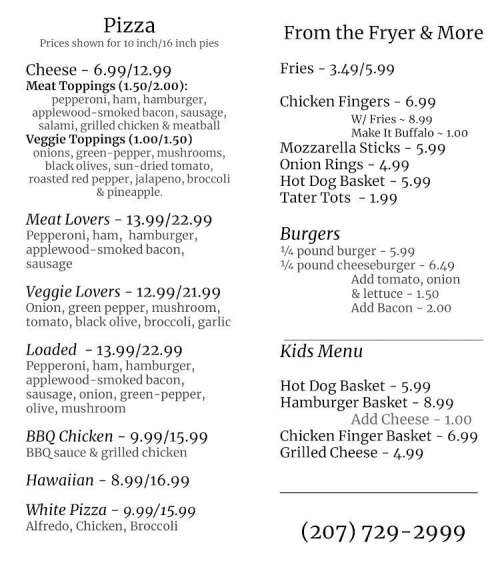 Lighthouse Variety & Deli menu in Brunswick, Maine, USA