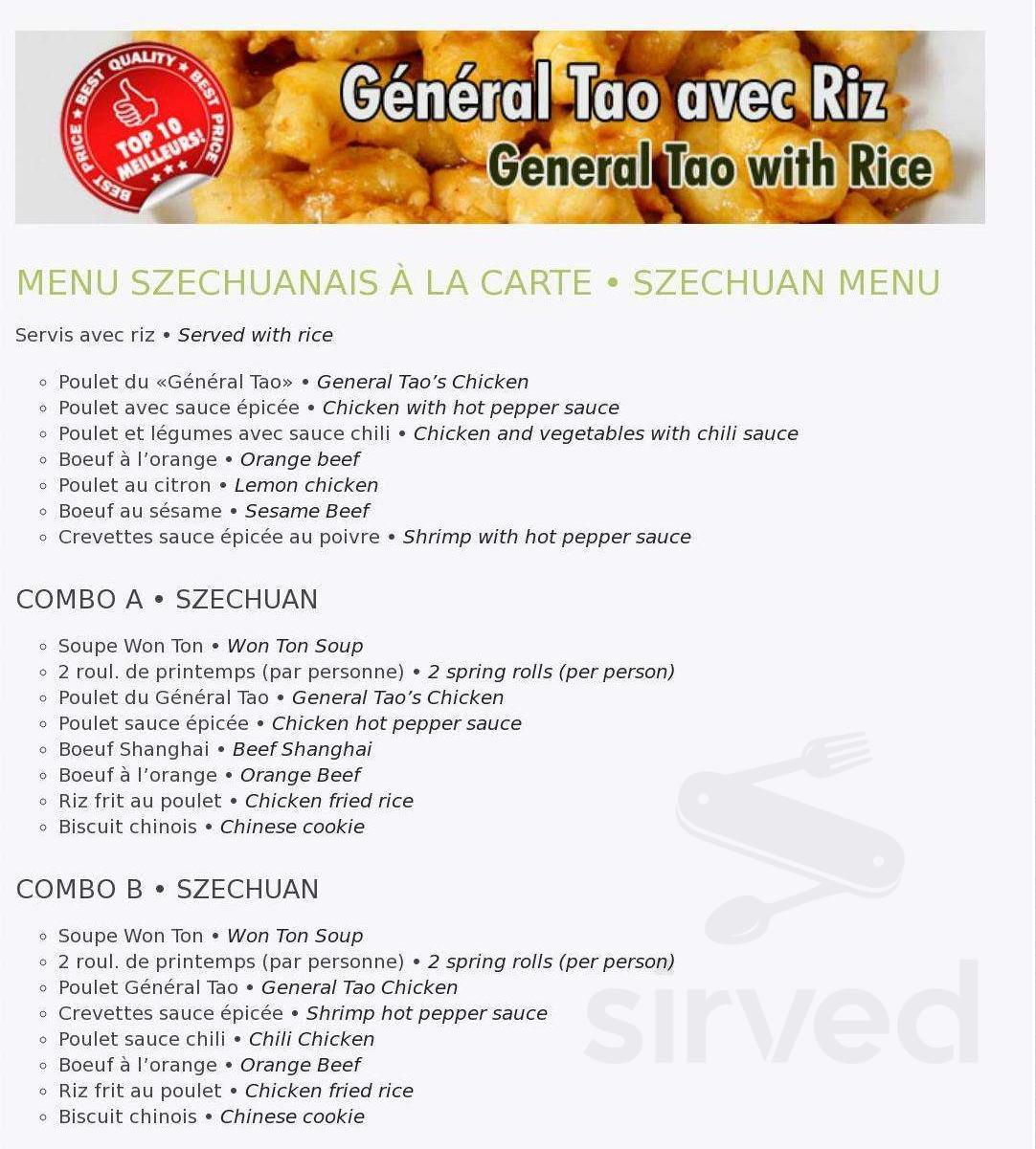 New Verdun Restaurant menu in Verdun, Quebec, Canada