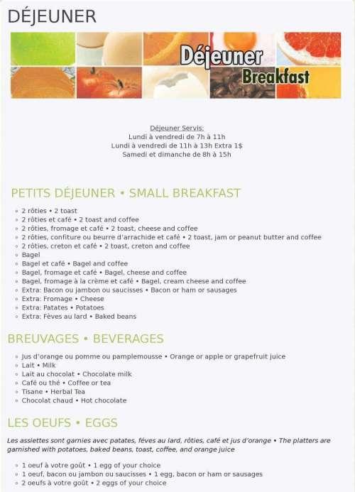 New Verdun Restaurant menu in Verdun, Quebec, Canada