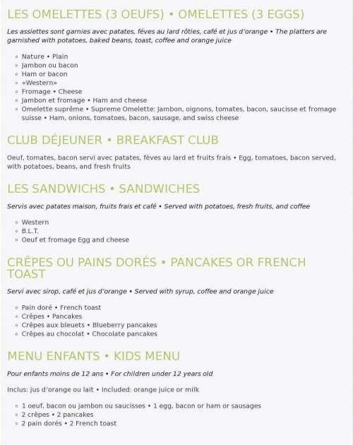 New Verdun Restaurant menu in Verdun, Quebec, Canada